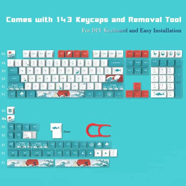Ocean Keycaps | Keycaps Nation