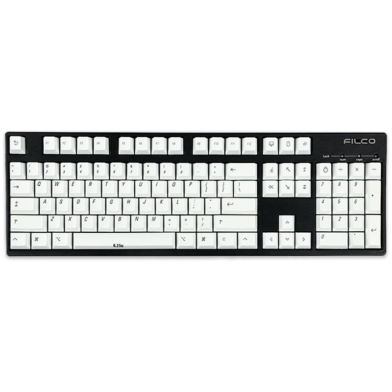 Black On White Keycaps | Keycaps Nation