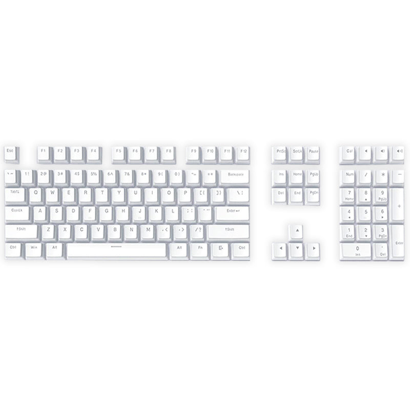 White and Black Keycaps | Keycaps Nation