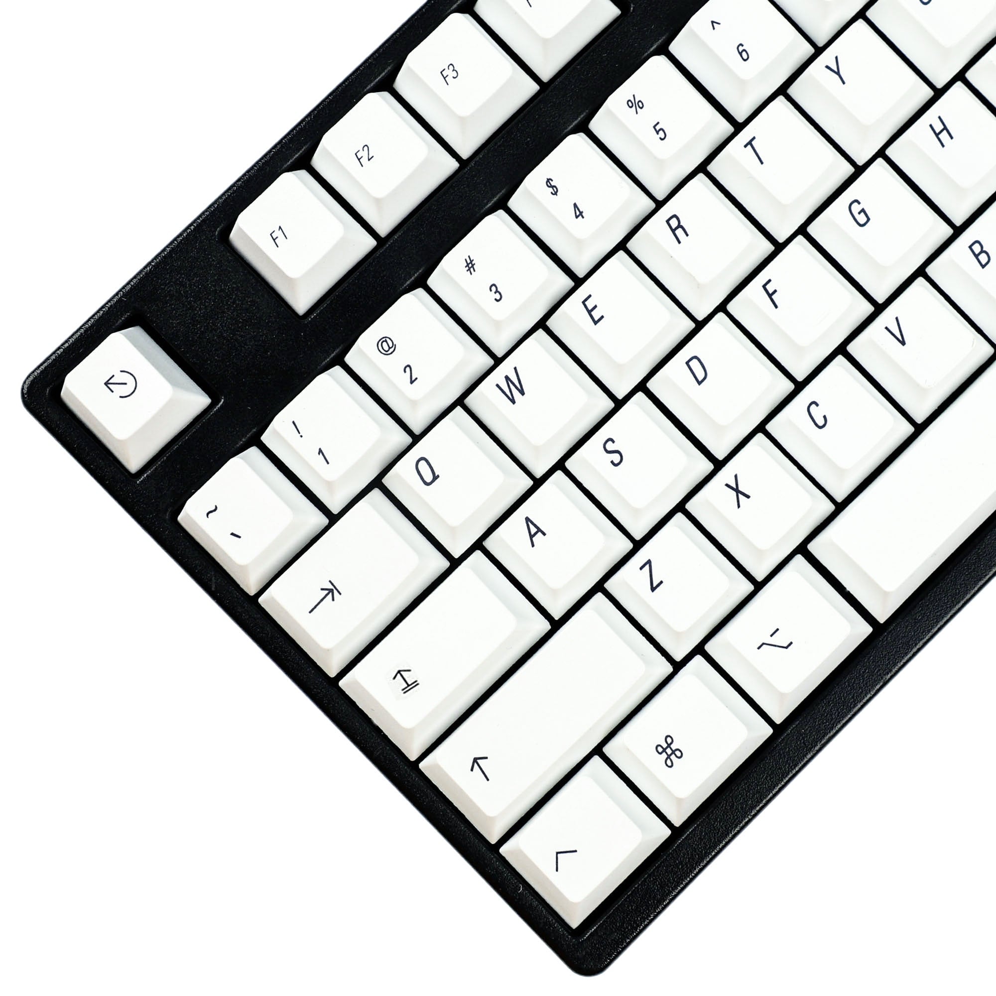 Black On White Keycaps | Keycaps Nation